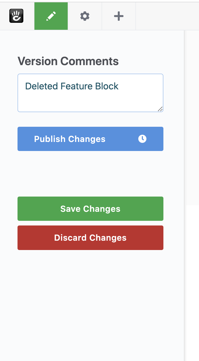 Make in-page "Page is Pending Approval" pop up trigger version comments ...