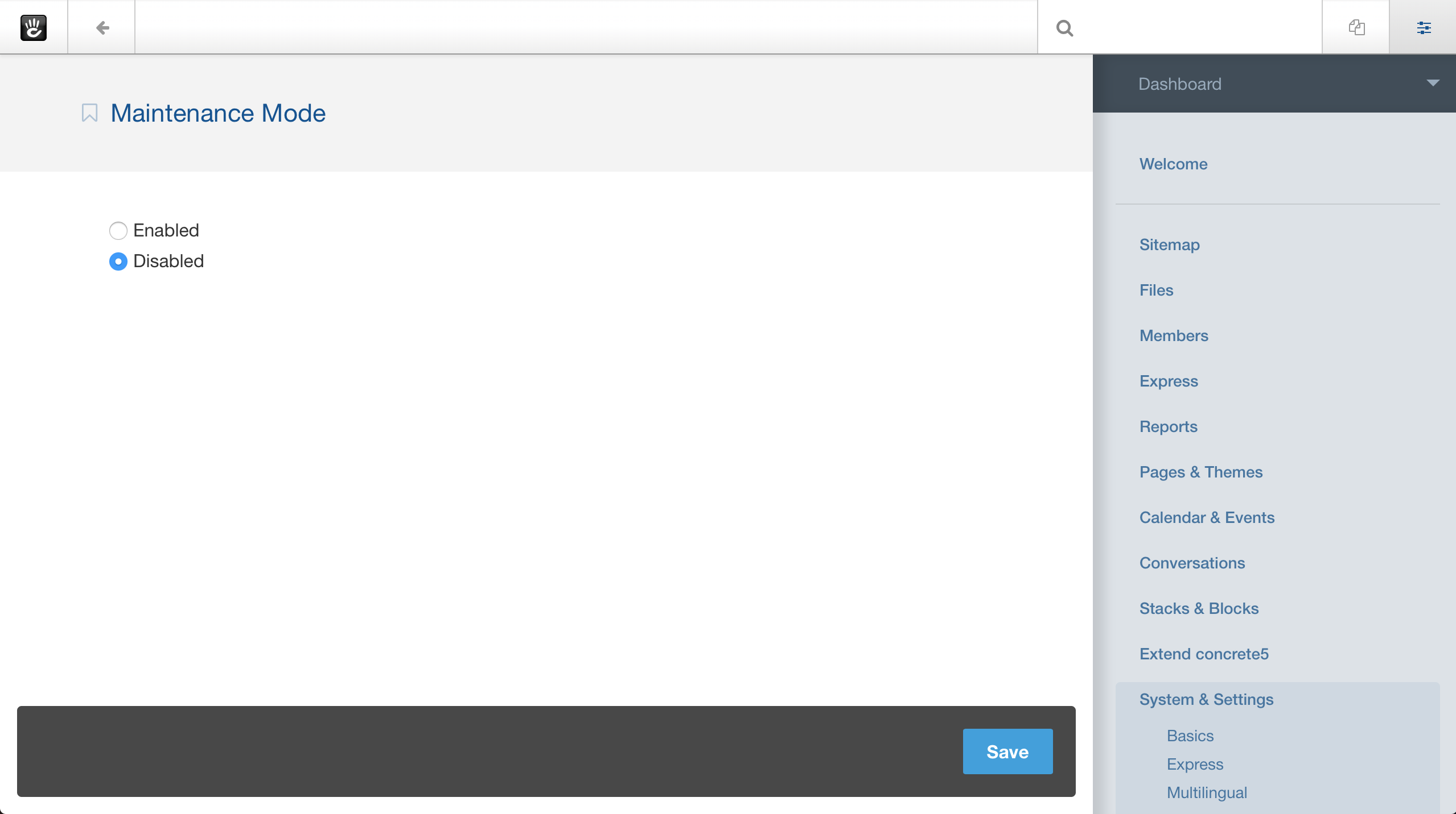/dashboard/system/permissions/maintenance formatting · Issue #4102 · concretecms/concretecms ...