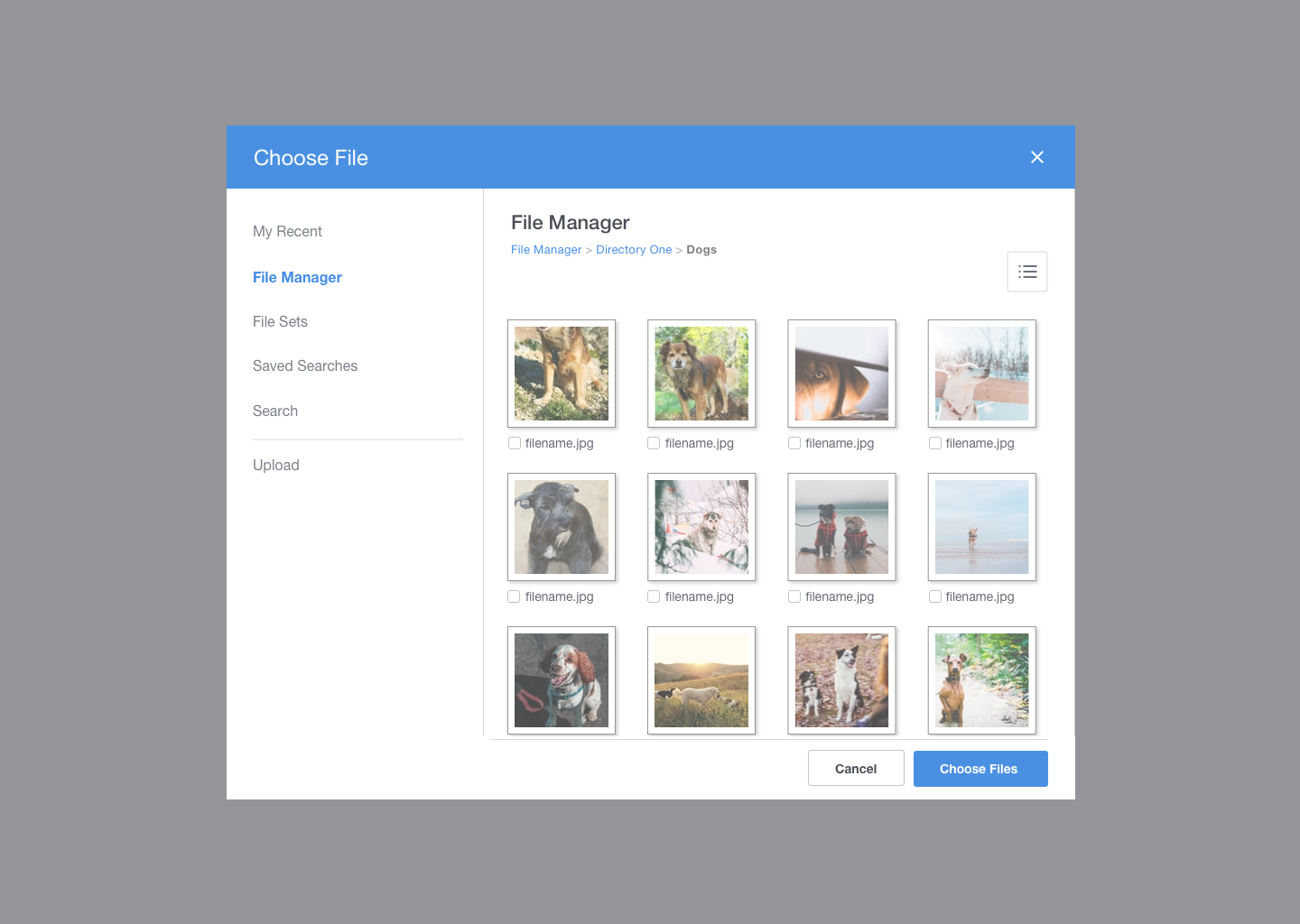 Complete the new In-Page File Chooser Component · Issue #8754 · concretecms/concretecms · GitHub