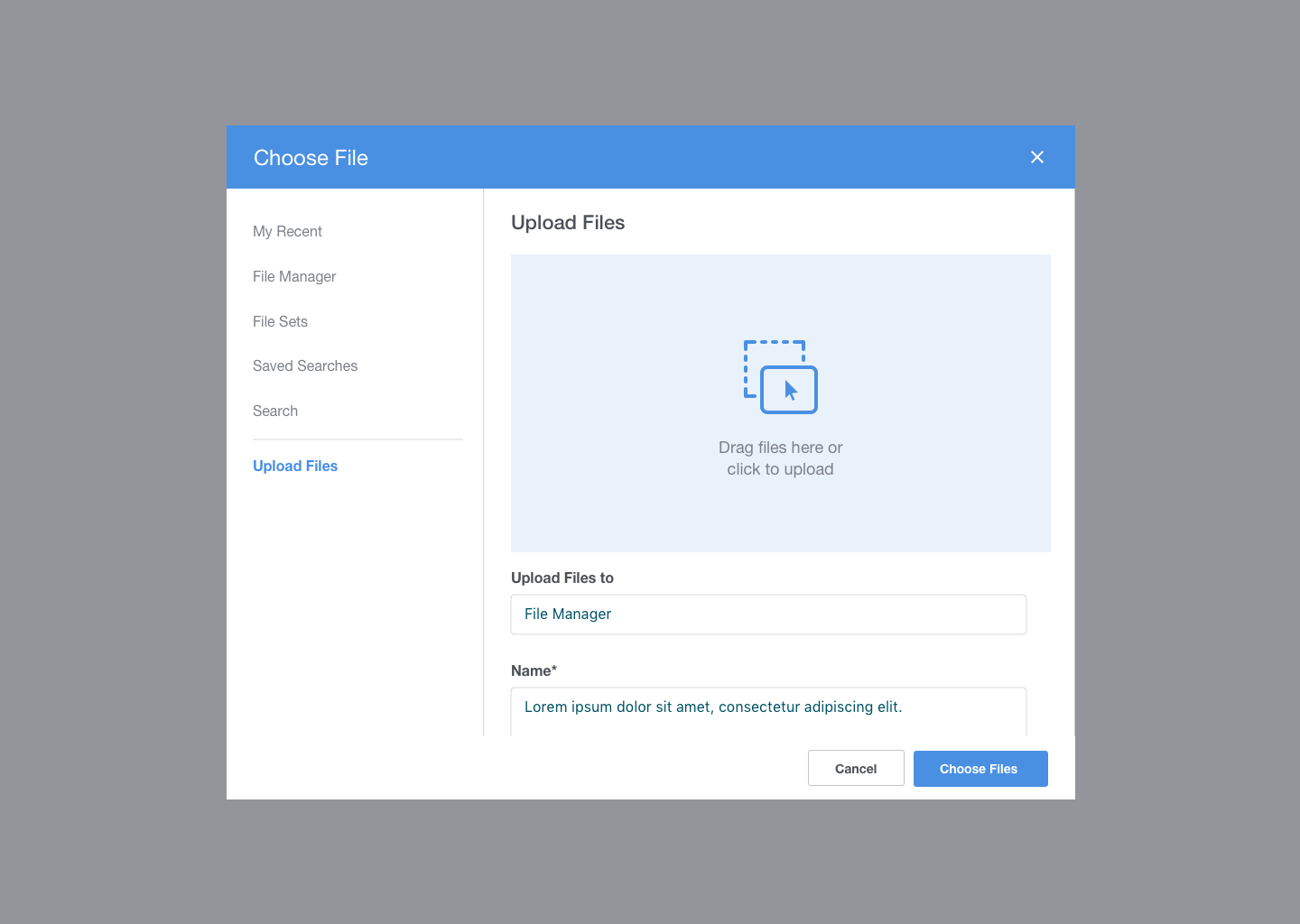 Complete the new In-Page File Chooser Component · Issue #8754 · concretecms/concretecms · GitHub