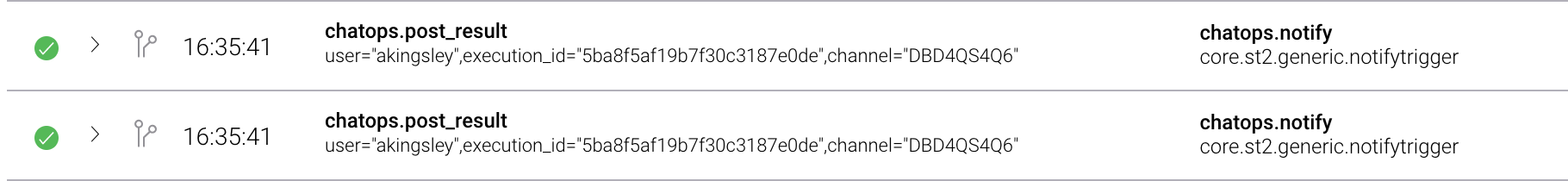 Orquesta - ChatOps - Duplicate chatops.post_result tasks triggered · Issue #4362 · StackStorm ...