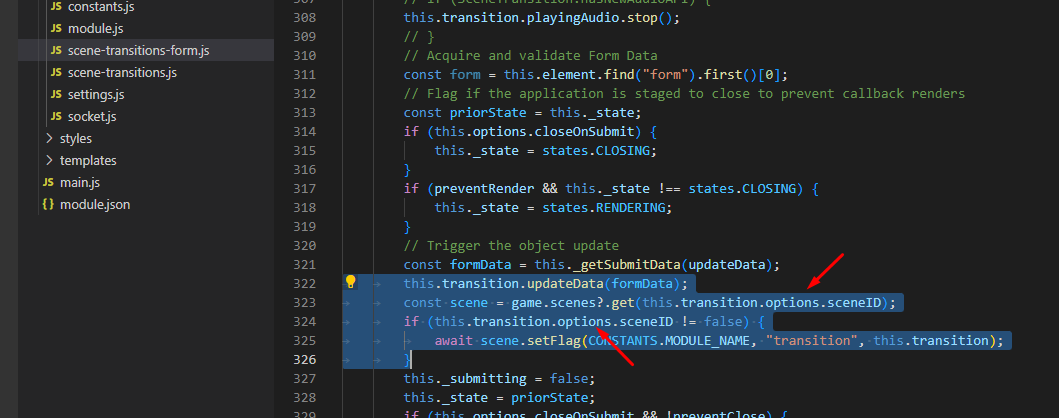 [BUG] - Cannot save or preview transitions · Issue #13 · p4535992/foundryvtt-scene-transitions ...