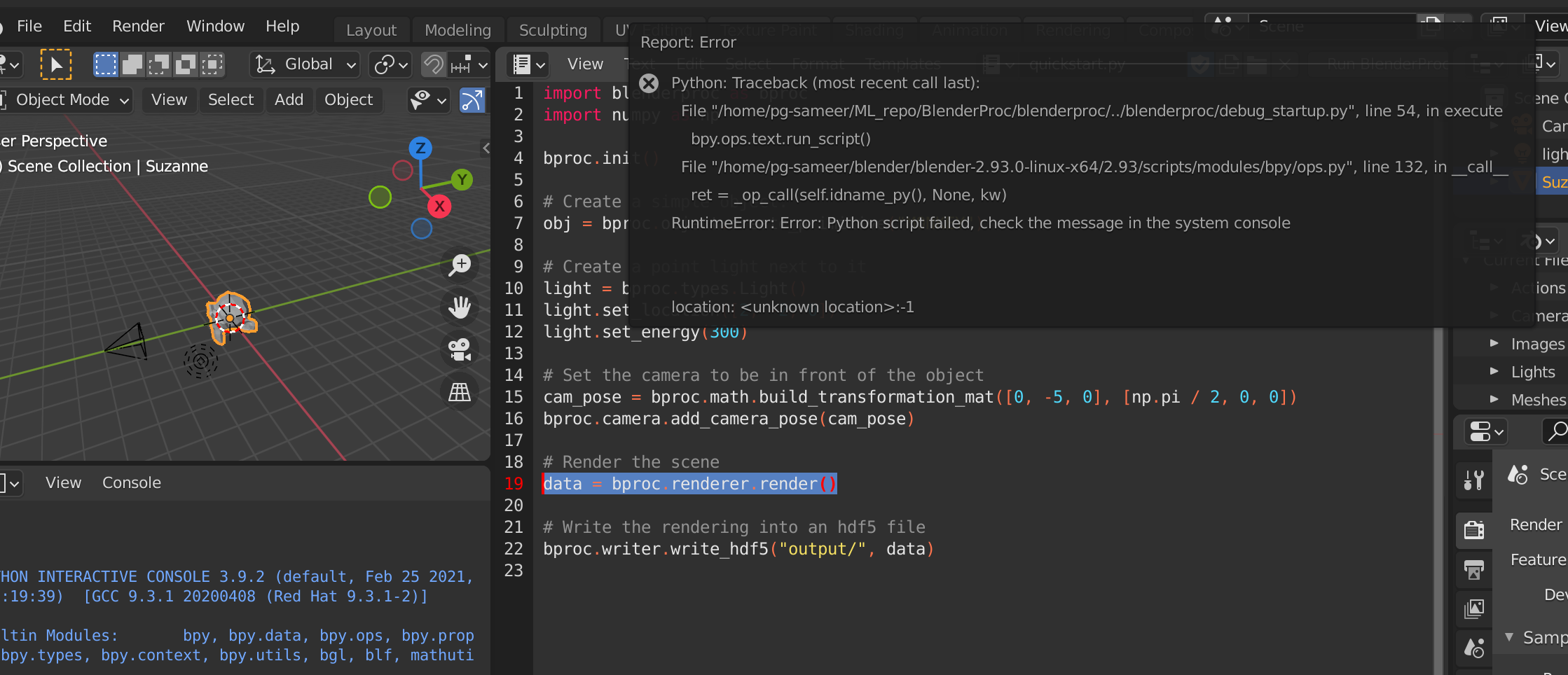 [OPTIX_ERROR_PIPELINE_LINK_ERROR] while running the toy quickstart.py on Ubuntu 20.04 for the ...