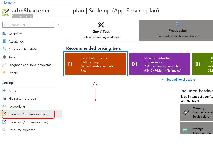 Info: Reducing costs for Blazor Admin UI for current App Service plan setup · Issue #106 ...