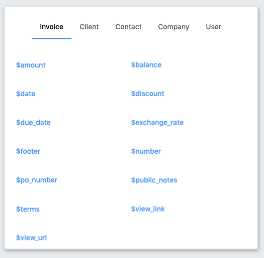 Add custom field “$service_period” to invoice / invoice design · Issue ...