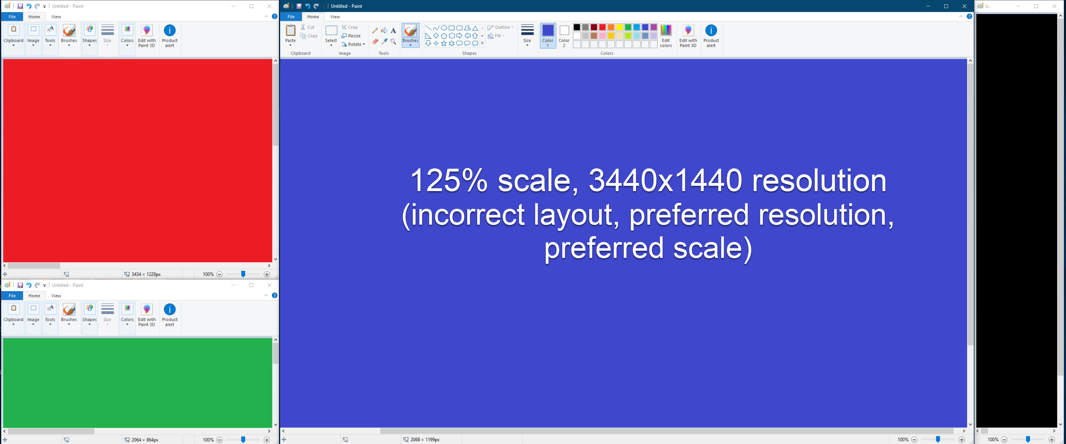 FancyZone zones using "absolute" and not "relative" sizing on resolution or zoom/scale change ...