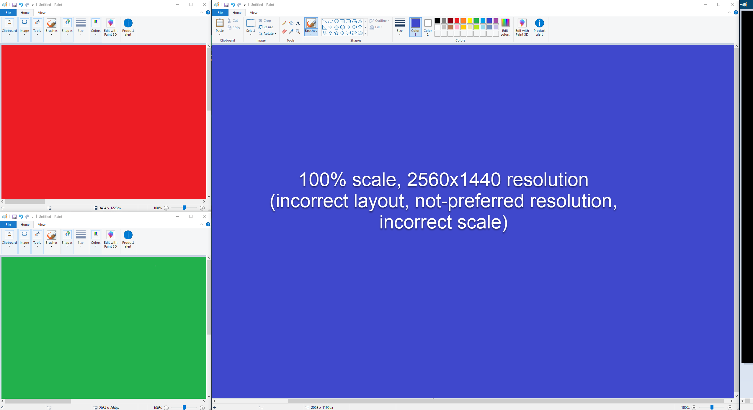 FancyZone zones using "absolute" and not "relative" sizing on resolution or zoom/scale change ...