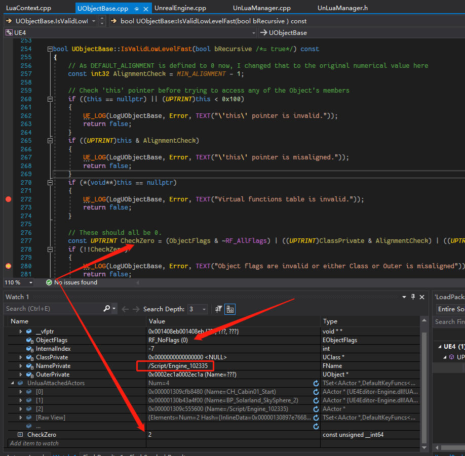 UE4.25更新最新版Unlua切地图导致重大Crash！！！ · Issue #229 · Tencent/UnLua · GitHub