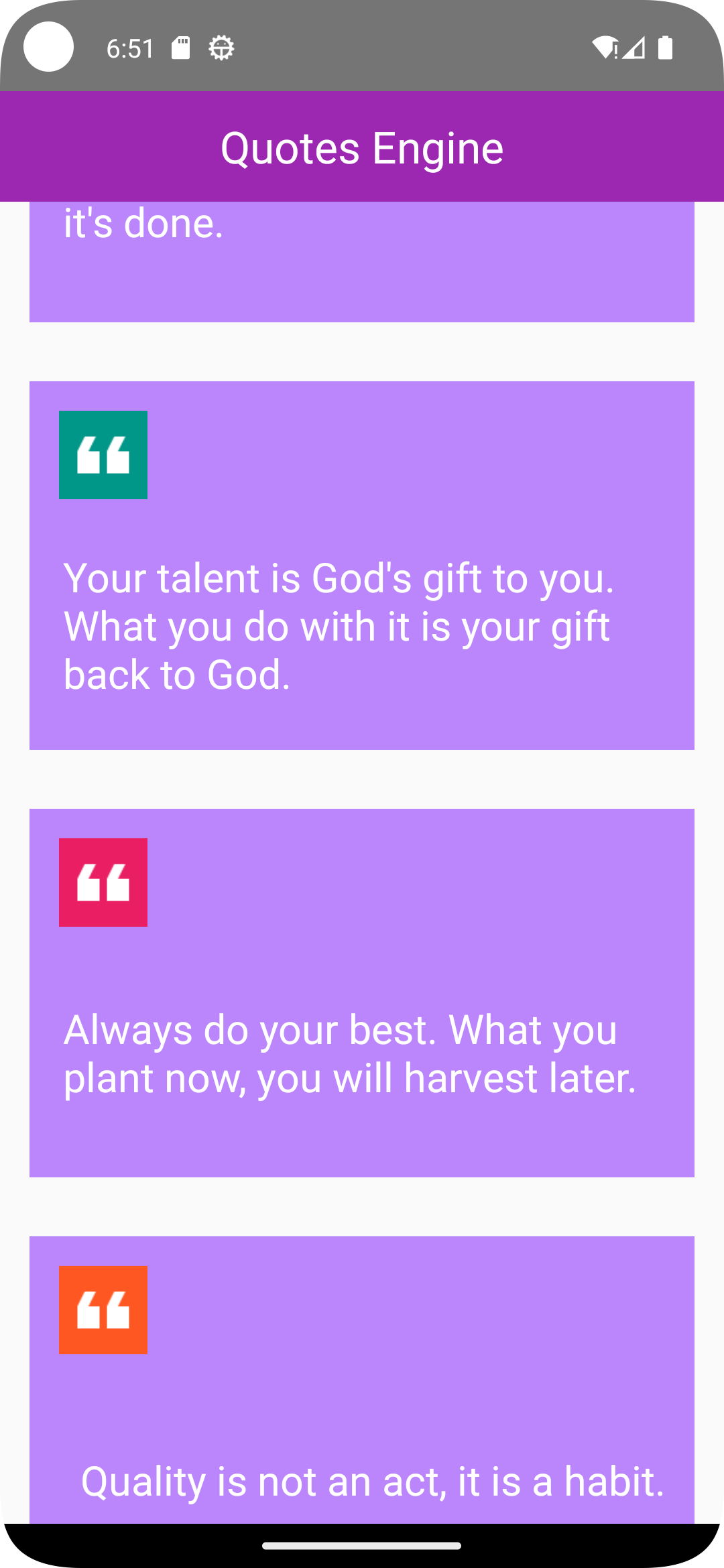 GitHub - imaasif28/QuotesEngine: Application for Quotes (Kotlin)
