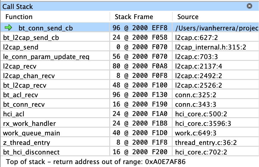 Bluetooth: bt_conn_disconnect randomly gives error "bt_conn: not ...