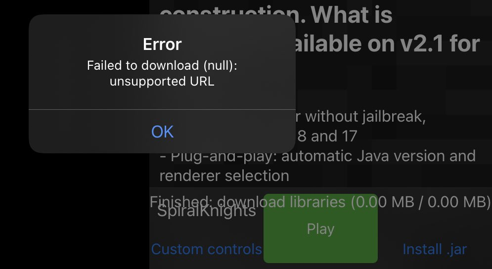[F-Req] KnightInstaller support for iOS · Issue #511 · PojavLauncherTeam/PojavLauncher_iOS · GitHub