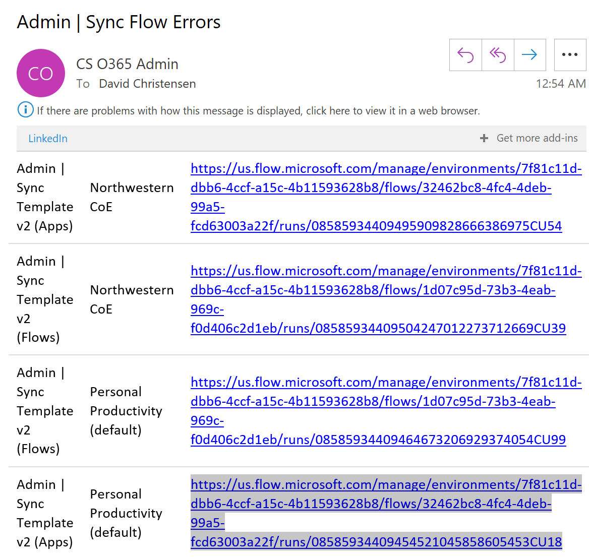 Issue: Admin | Sync Template v2 (Apps) flow failing for some apps · Issue #642 · microsoft ...