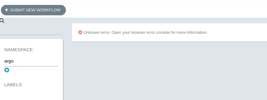 [UI] multiple GET errors · Issue #4319 · argoproj/argo-workflows · GitHub