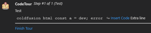 "Insert code" not appearing below code blocks · Issue #150 · microsoft/codetour · GitHub