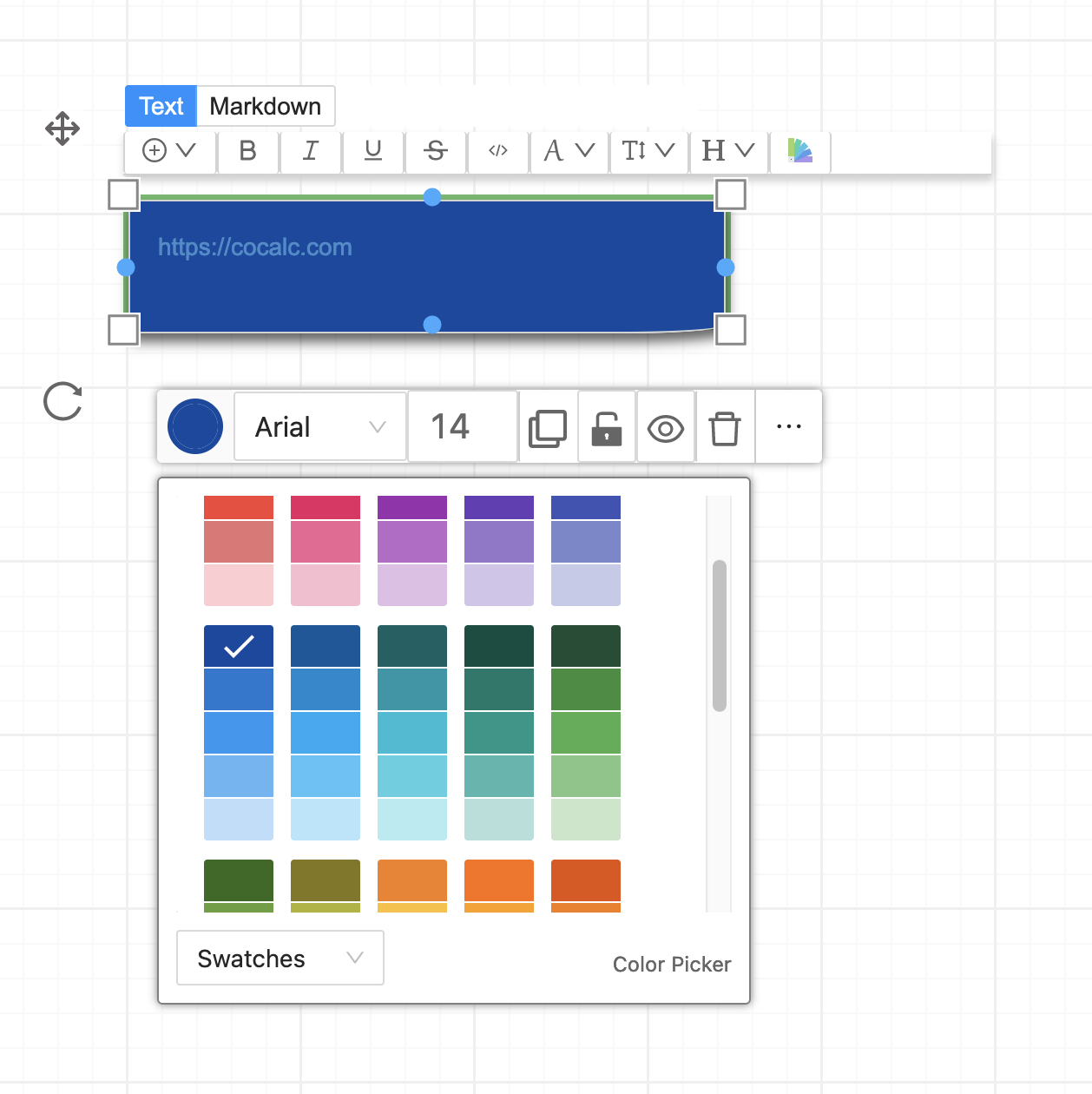 when changing background color of whiteboard sticky note, automatically ...