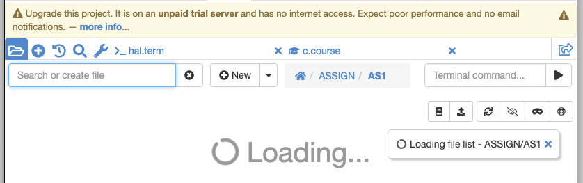 open assignment stalls if assignment folders are removed · Issue #3940 · sagemathinc/cocalc · GitHub