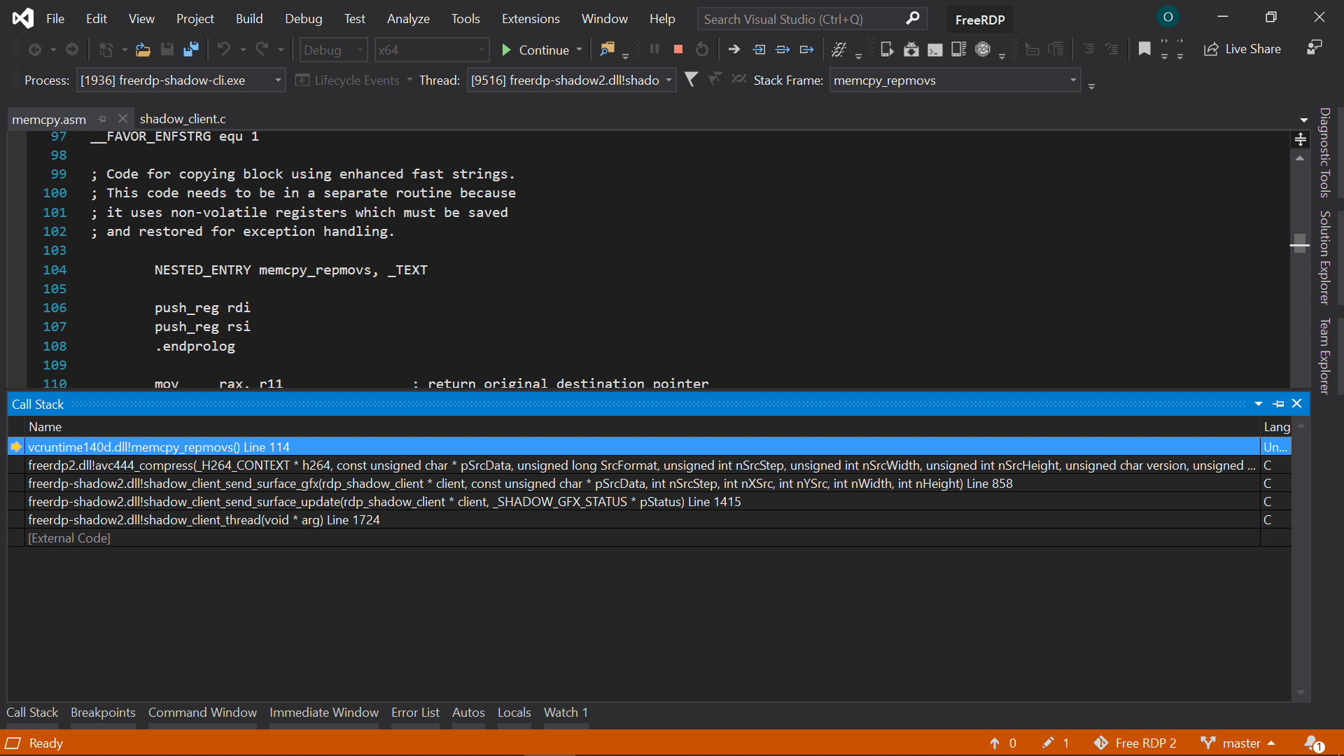 freerdp-shadow-cli.exe error when receive incoming connection · Issue ...