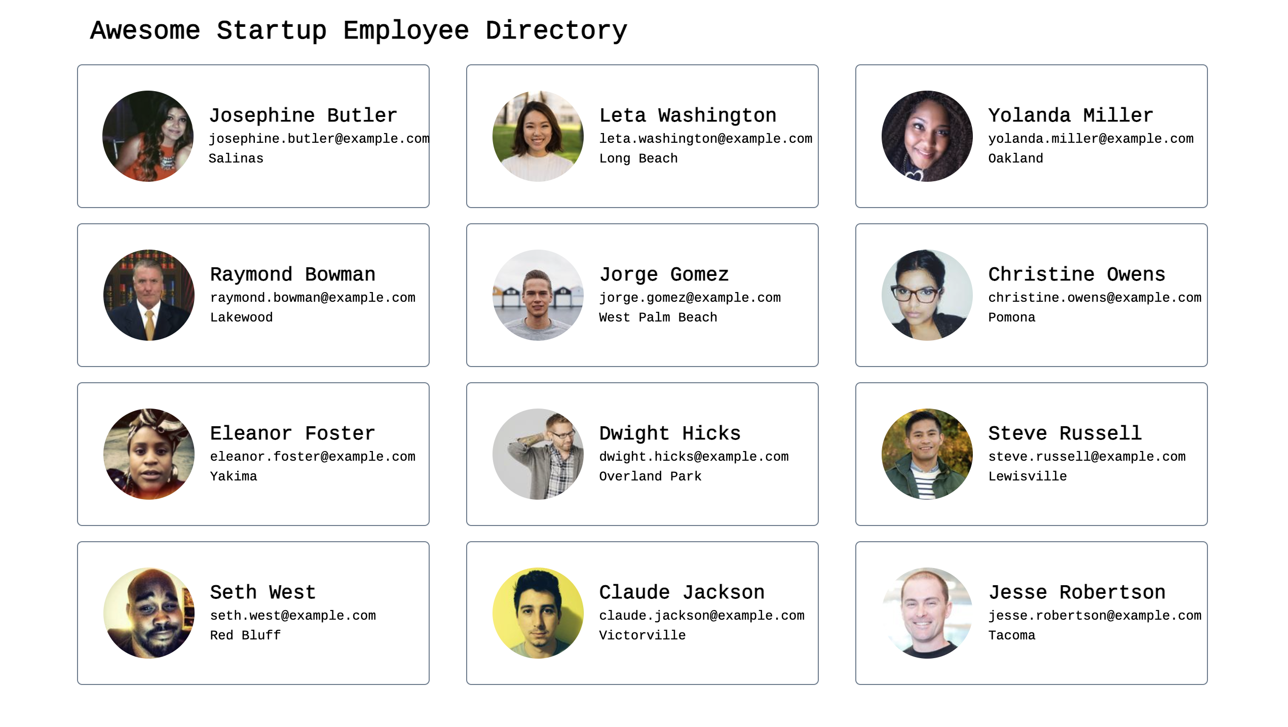 GitHub - chrislee-webdev/Employee-Directory-Generator