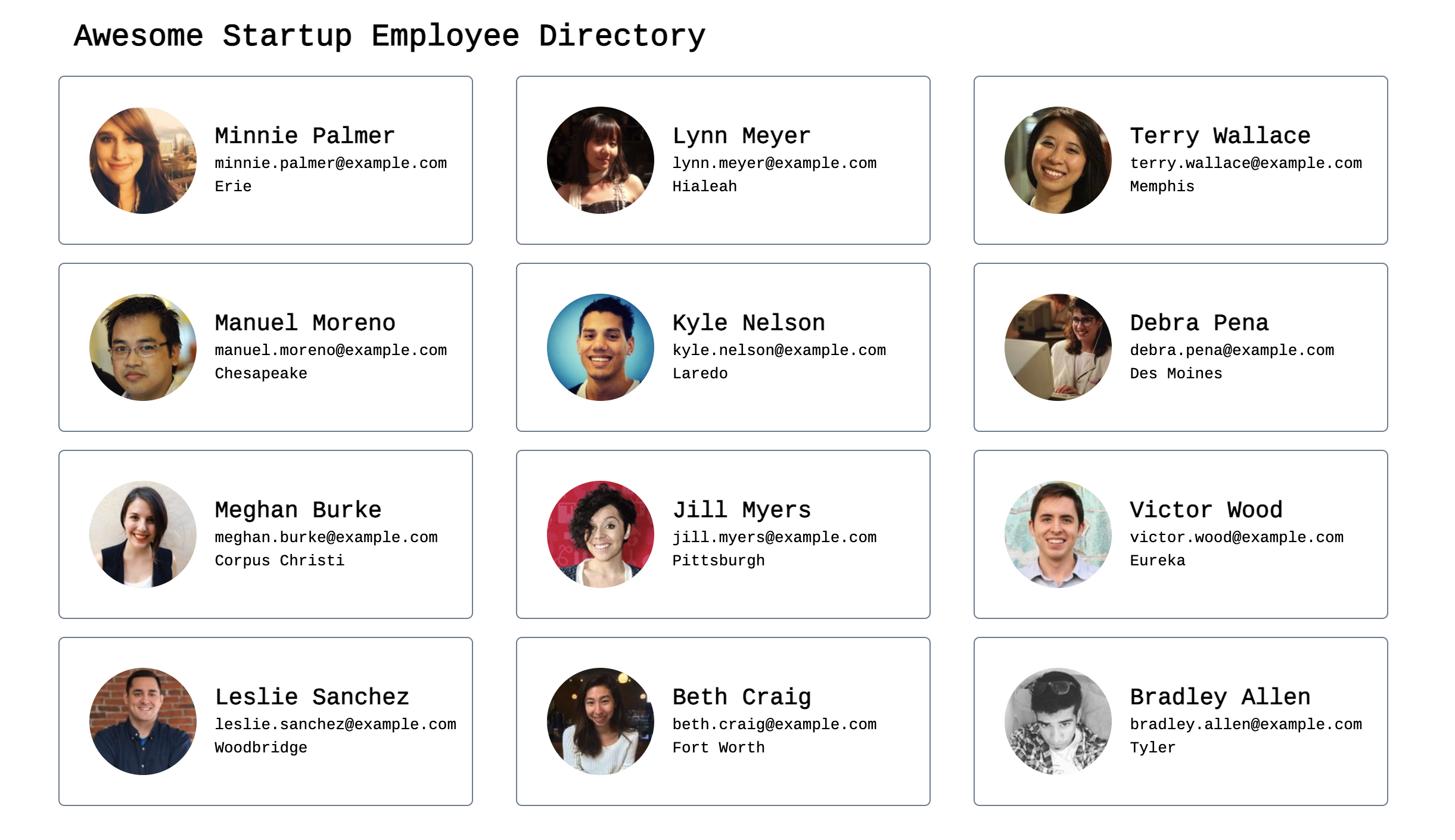 GitHub - chrislee-webdev/Employee-Directory-Generator