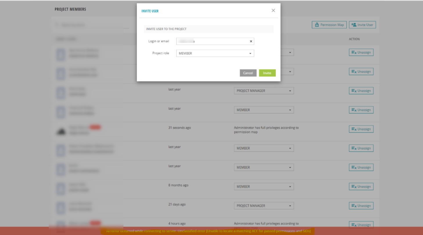 Unable to locate a matching ACE · Issue #1892 · reportportal/reportportal · GitHub