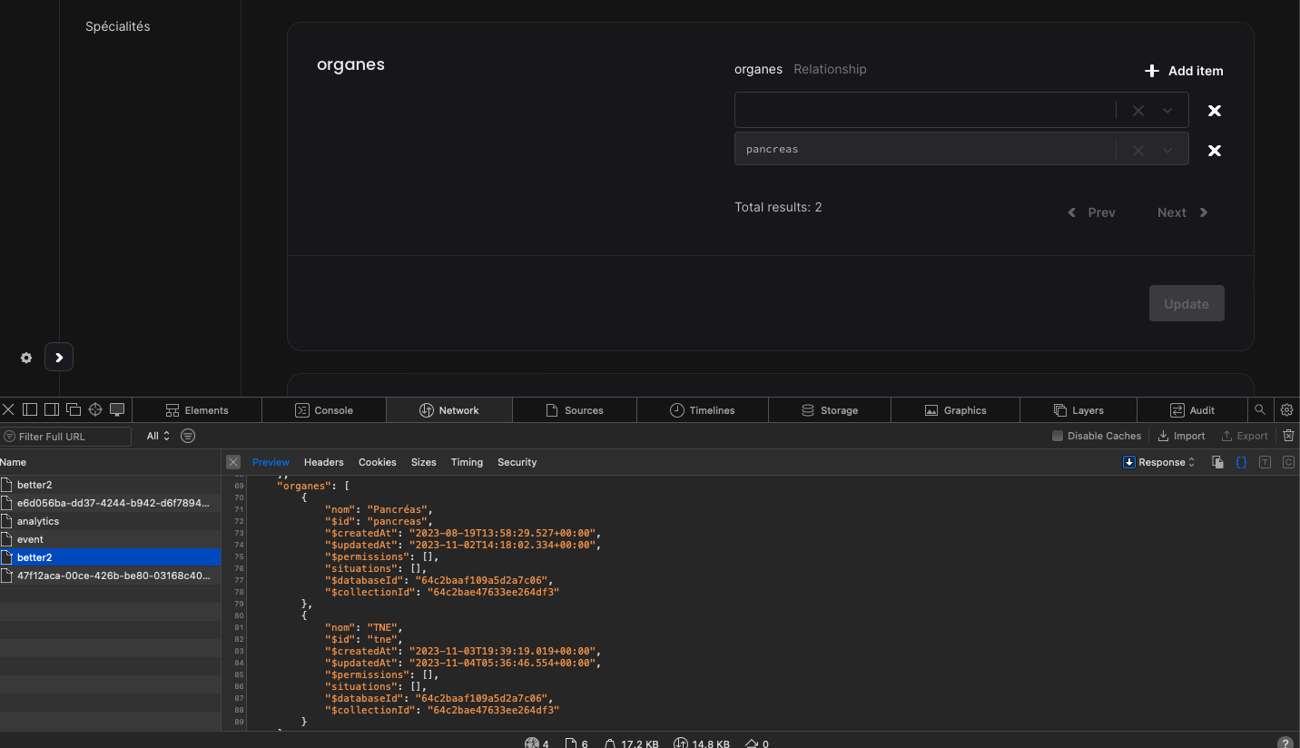 🐛 Bug Report Empty Select Input When Adding A Document With Relationship · Issue 7075