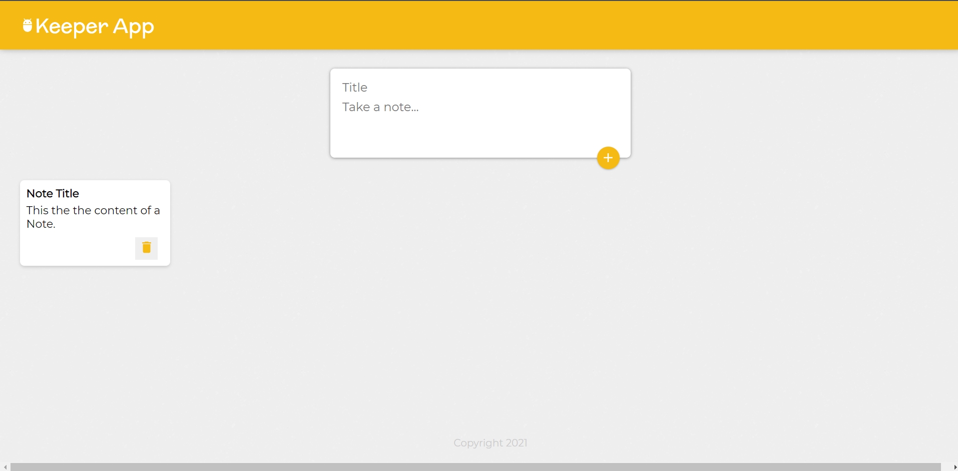 GitHub - MuditRst/React-Keeper-App
