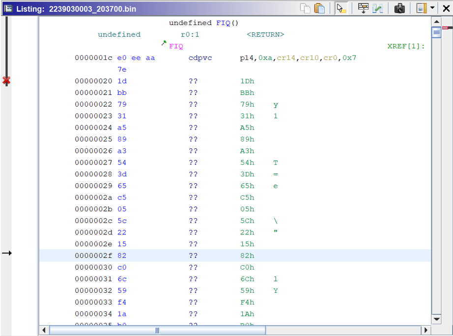 Unable to disassemble certain statements of Raw Binary even after manual disassembly · Issue ...