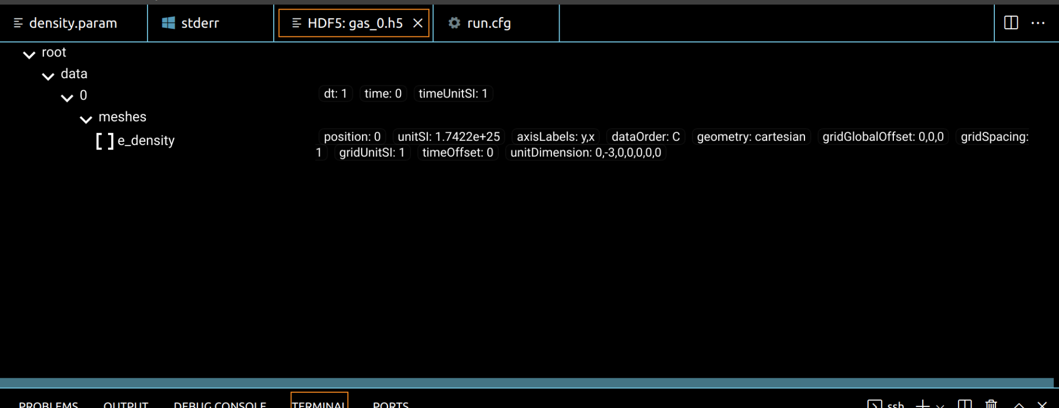 Density profile from HDF5 · Issue #3514 · ComputationalRadiationPhysics/picongpu · GitHub