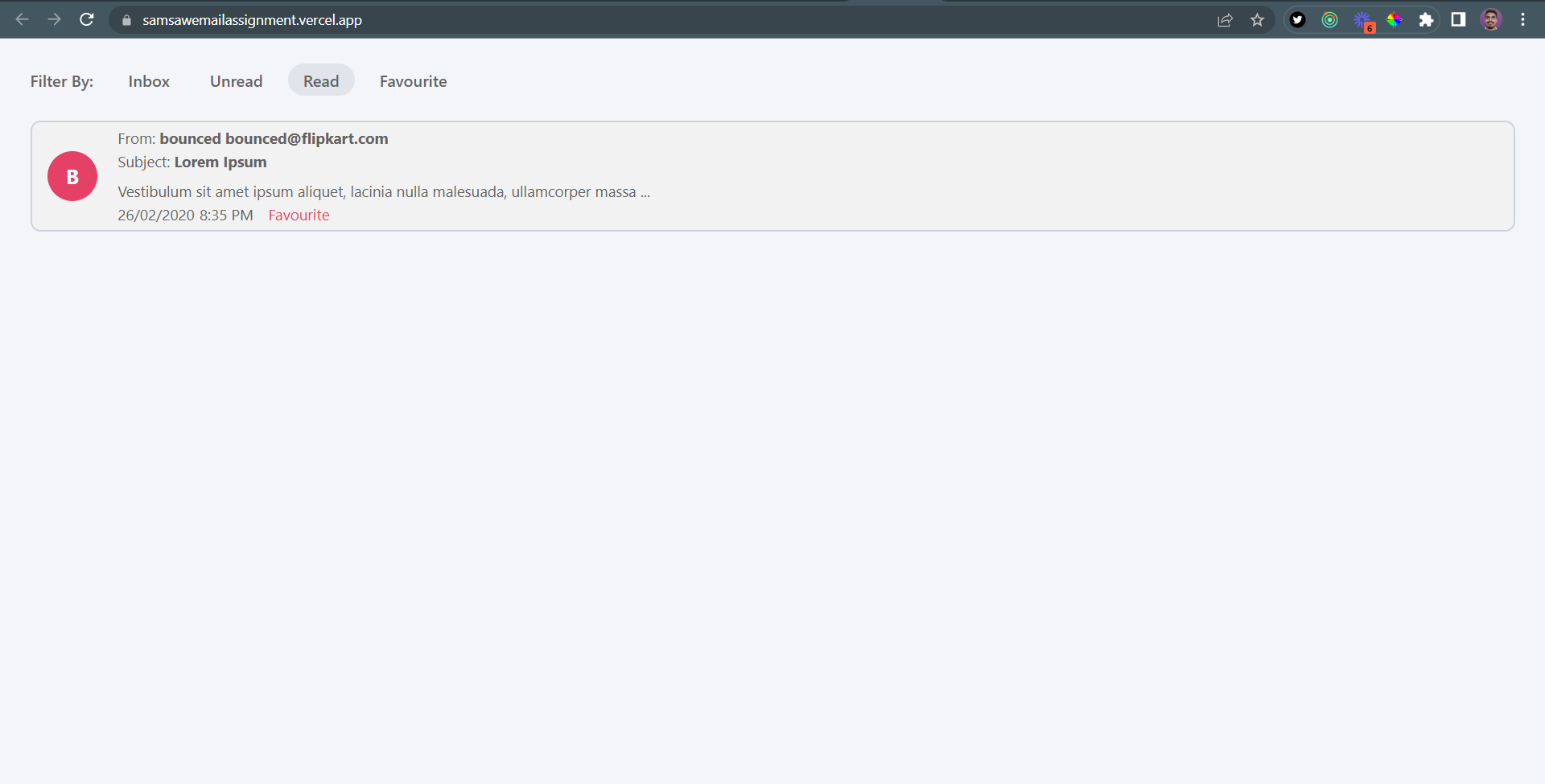 GitHub - samsaw777/emailroc2assignment