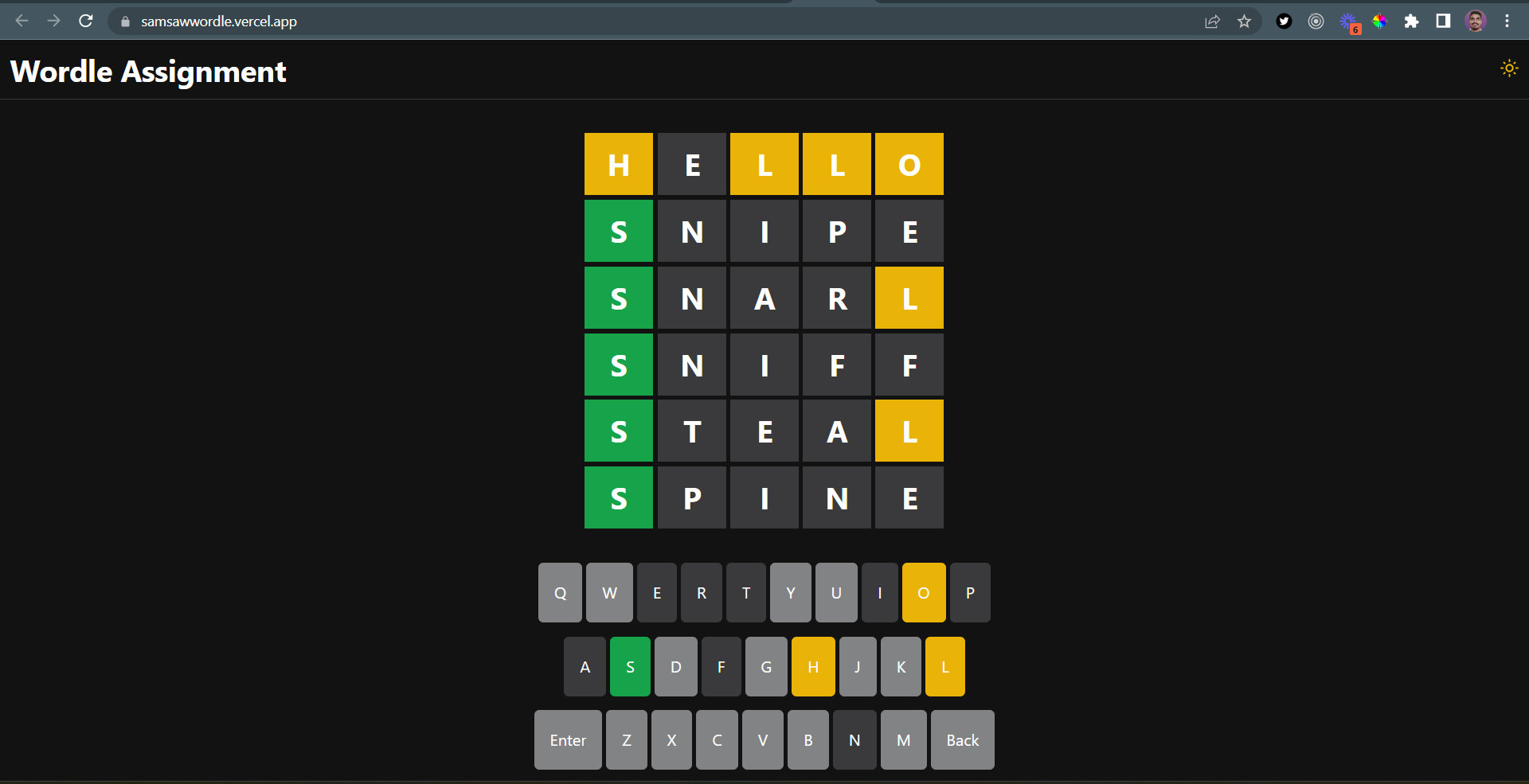 GitHub - samsaw777/wordle_roc_assignment
