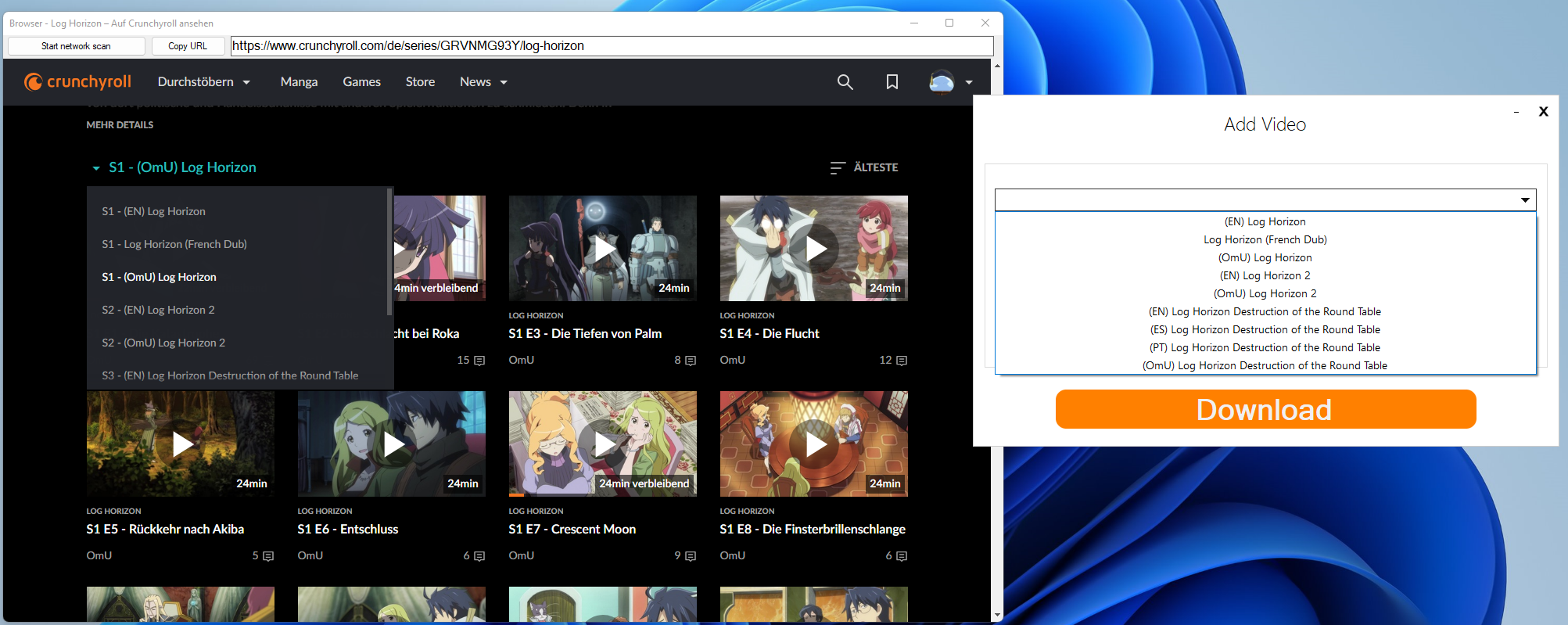 [U8]-freezing and nothing found · Issue #575 · hama3254/Crunchyroll ...