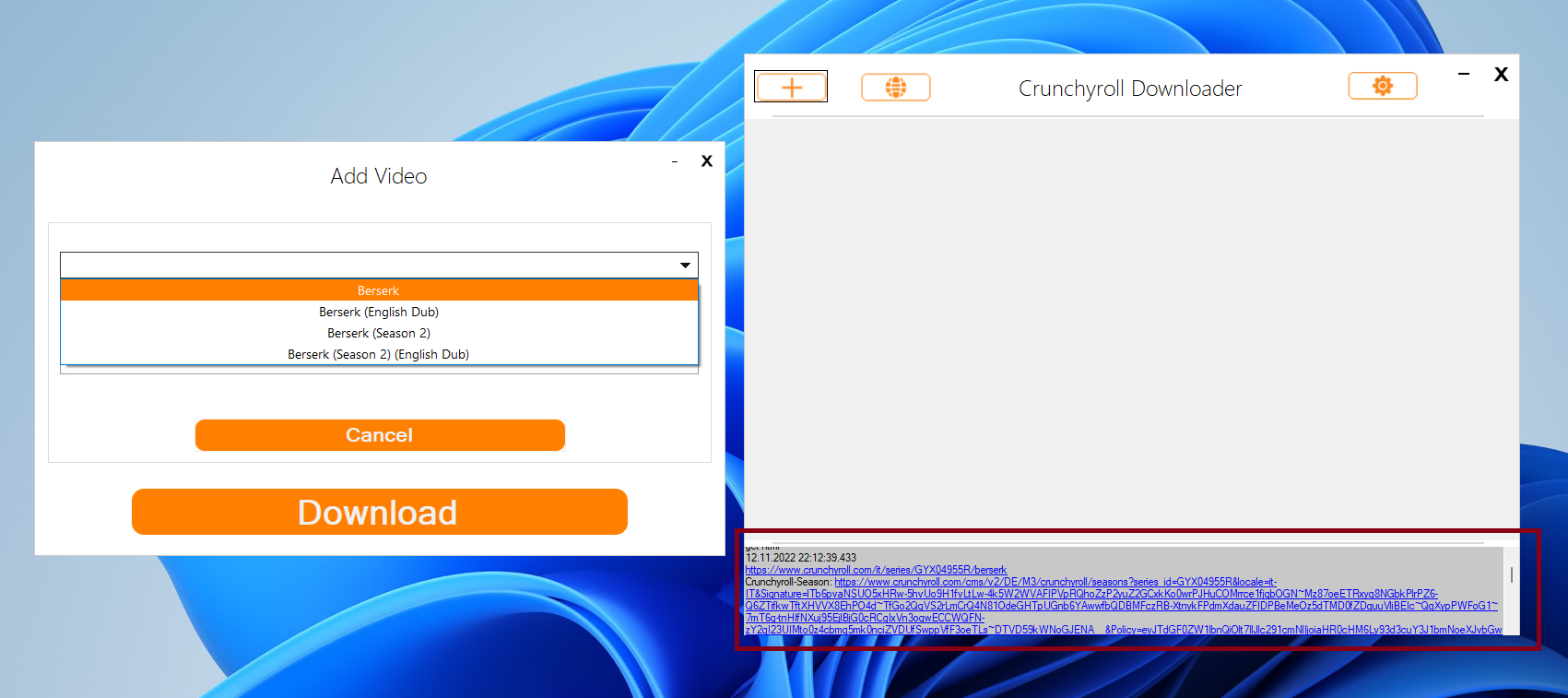 [U8]-freezing and nothing found · Issue #575 · hama3254/Crunchyroll ...