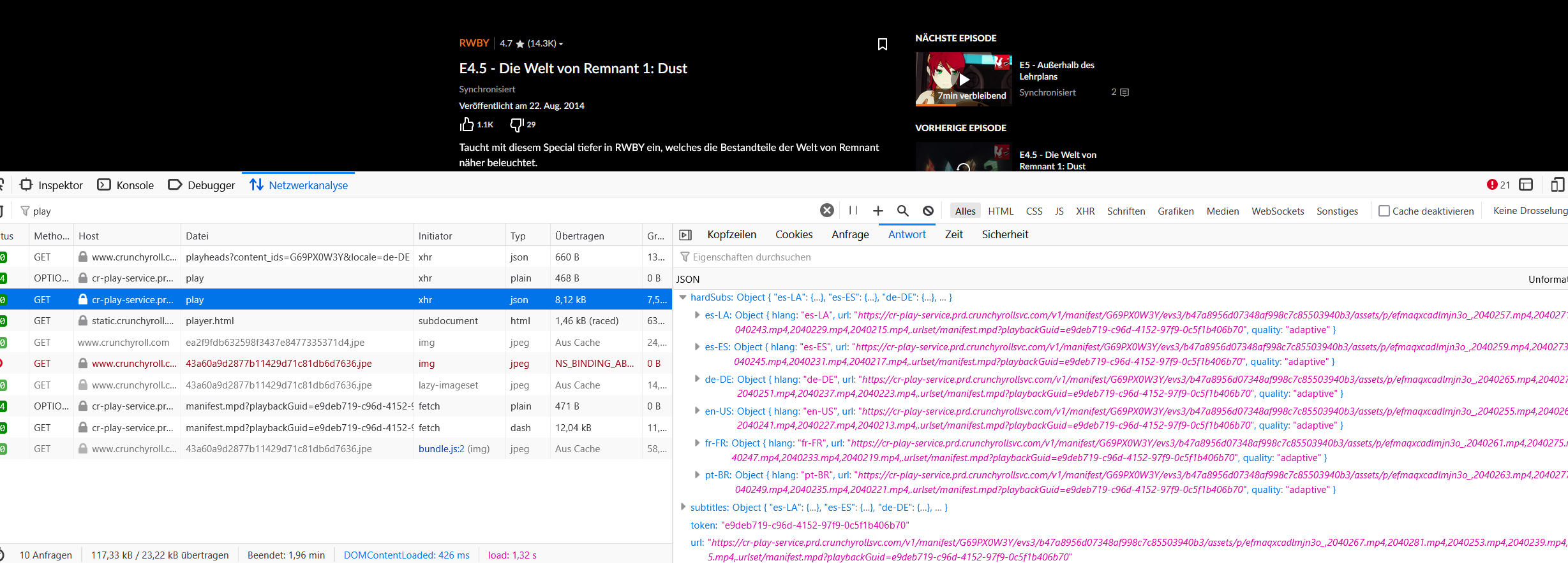 [API change?] Crunchyroll DRM · Issue #740 · hama3254/Crunchyroll-Downloader-v3.0 · GitHub