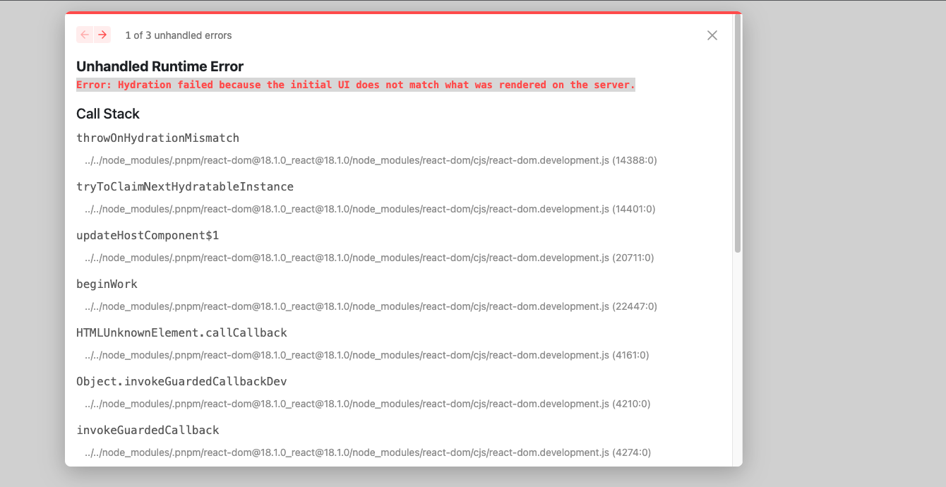 [bug] Hydration error in examples/with-next-mint-nft · Issue #761 · rainbow-me/rainbowkit · GitHub