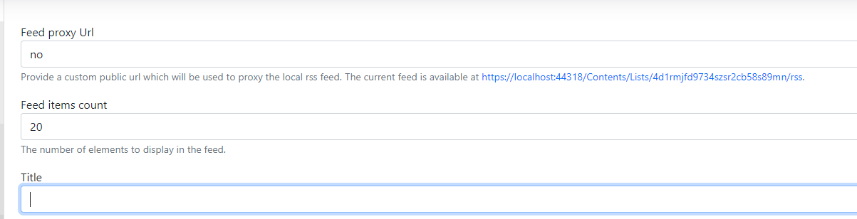 Lists - RSS feeds should be optional · Issue #12650 · OrchardCMS/OrchardCore · GitHub