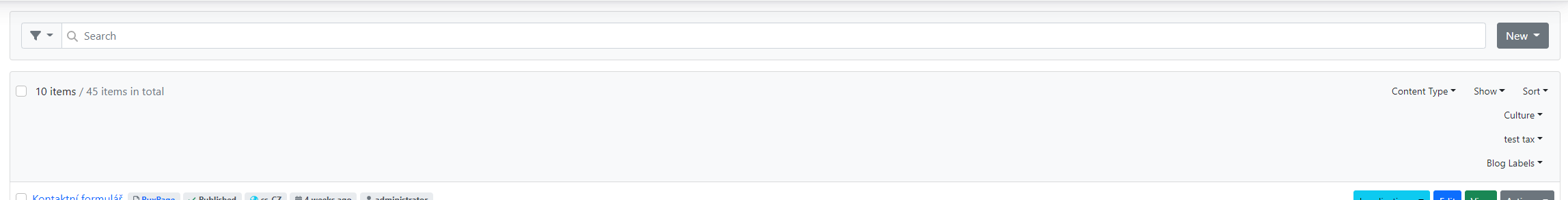 Ui Bug Content Items Filter · Issue 12856 · Orchardcmsorchardcore 