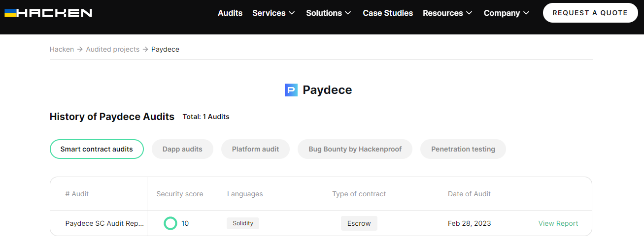 GitHub - PayDece/paydece-contracts