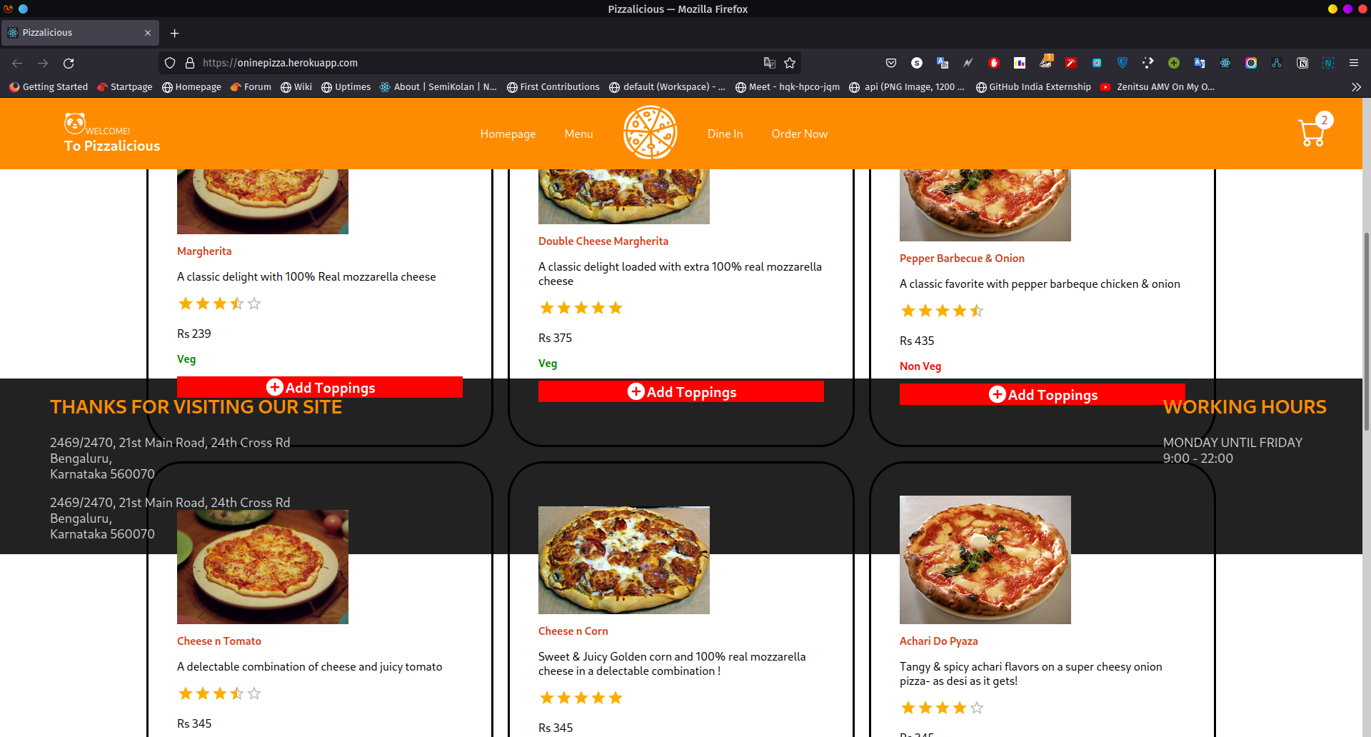 GitHub - sauravrajleaf/Pizza-Store-Website: It fetches the list of the ...