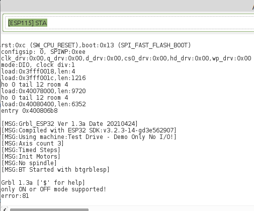Changing Radio mode with [ESP115] command · Issue #942 · bdring/Grbl_Esp32 · GitHub