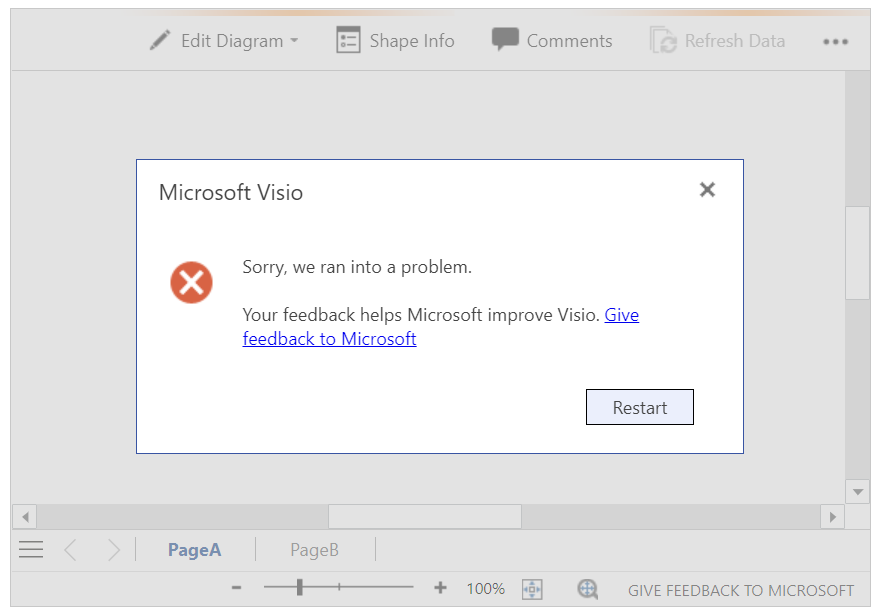 Visio: the viewer breaks periodically on loading · Issue #1539 · OfficeDev/office-js · GitHub