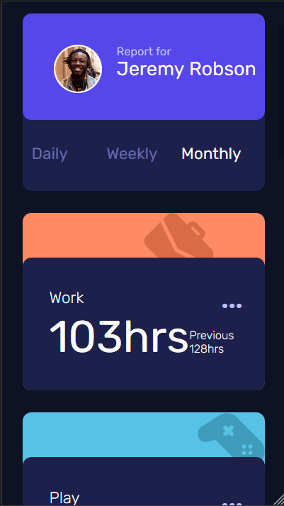 GitHub - Sabir97/Time-Tracking-Dashboard: Time Tracking Dashboard Frontend