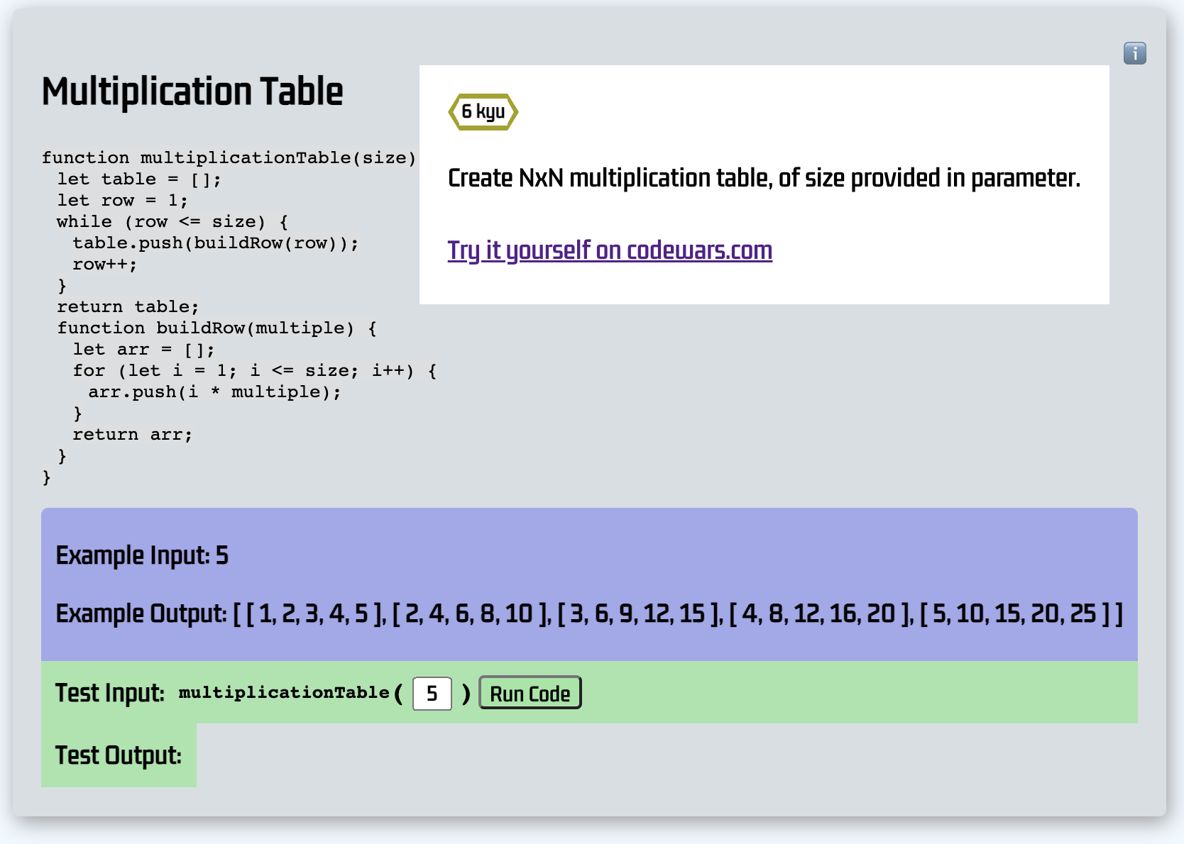 GitHub - lewisPowers/codewars-katas