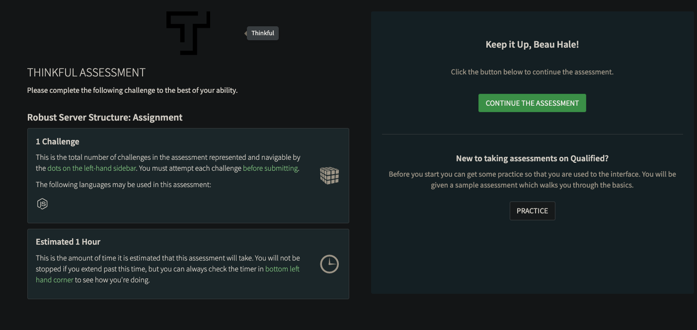GitHub - halebeau/Thinkful-qualified-challenges