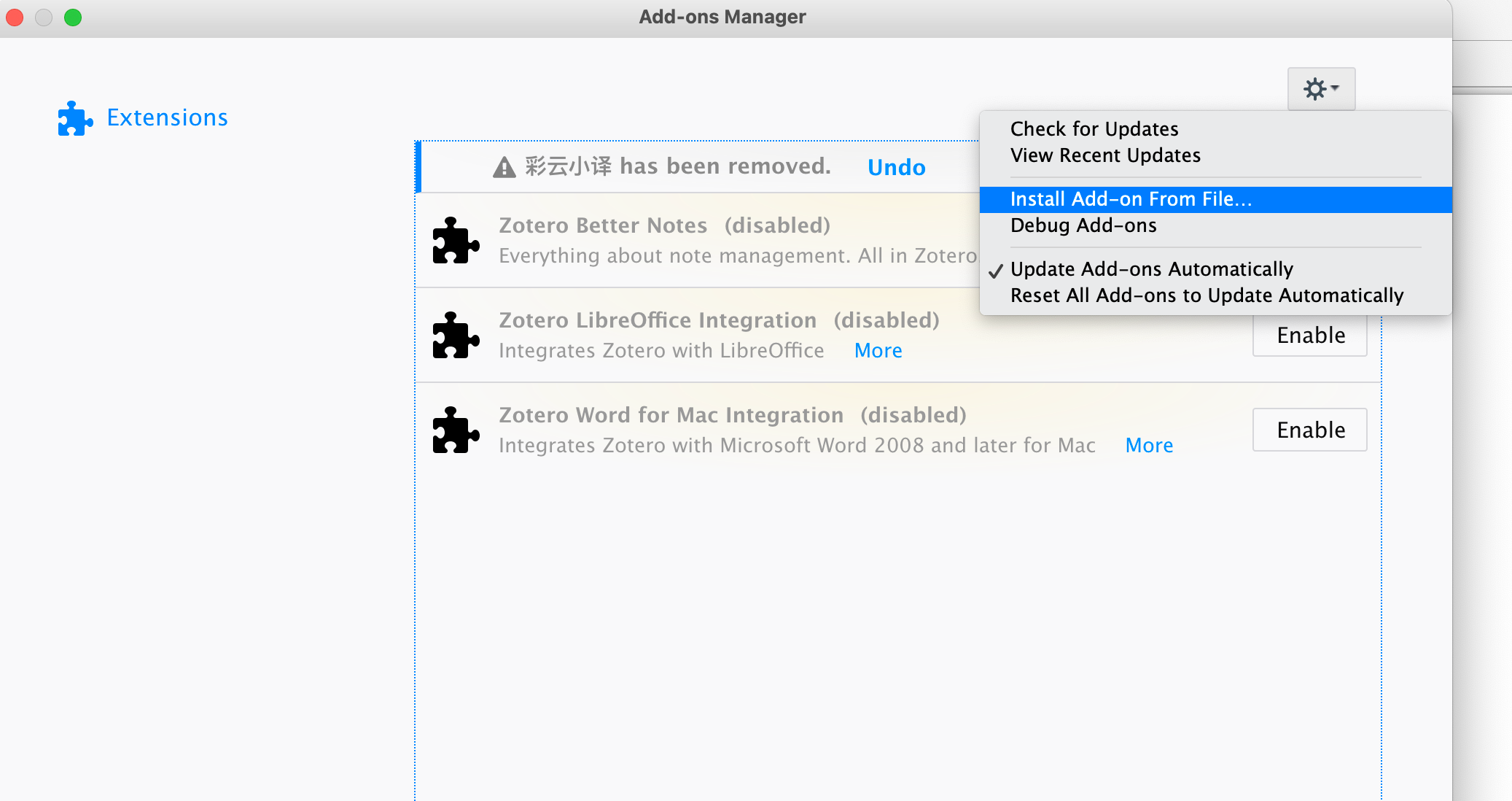 GitHub - squirrelRao/zotero-lingocloud: Zotero彩云小译插件