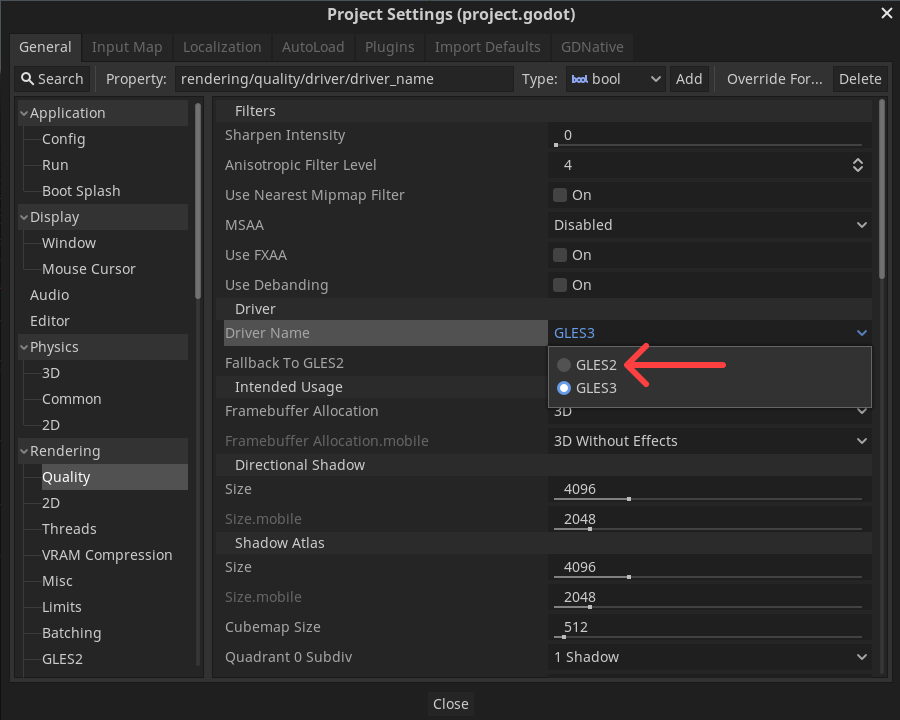 Changing renderer doesn't show restart editor prompt from Settings · Issue #70401 · godotengine ...