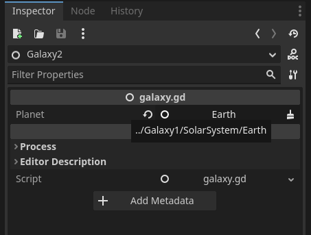 Exported variable's nodepath in Inspector doesn't update if a node is duplicated · Issue #80258 ...