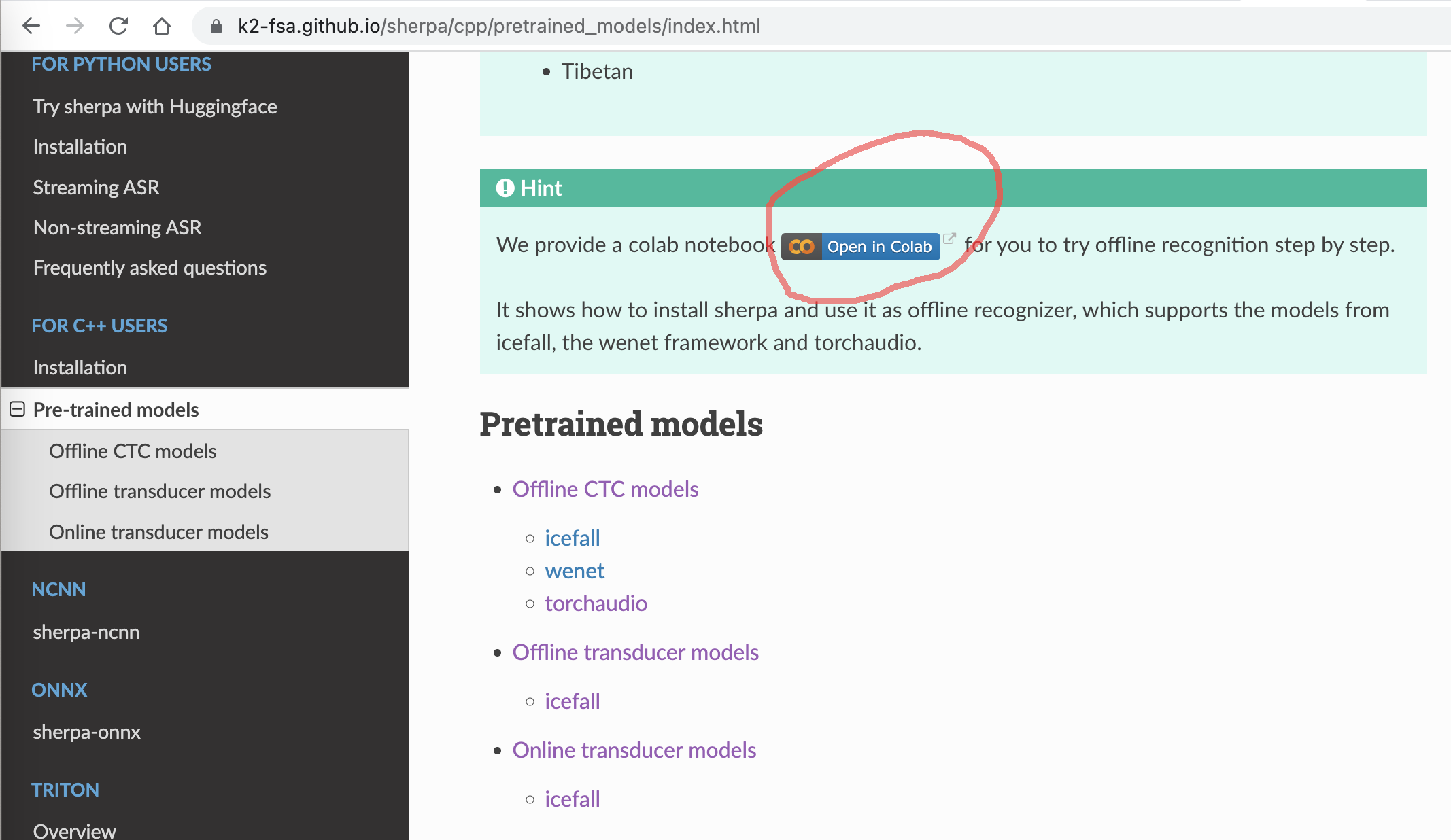 Reading Zipformer model using Python API (Pybind11) · Issue #254 · k2-fsa/sherpa · GitHub