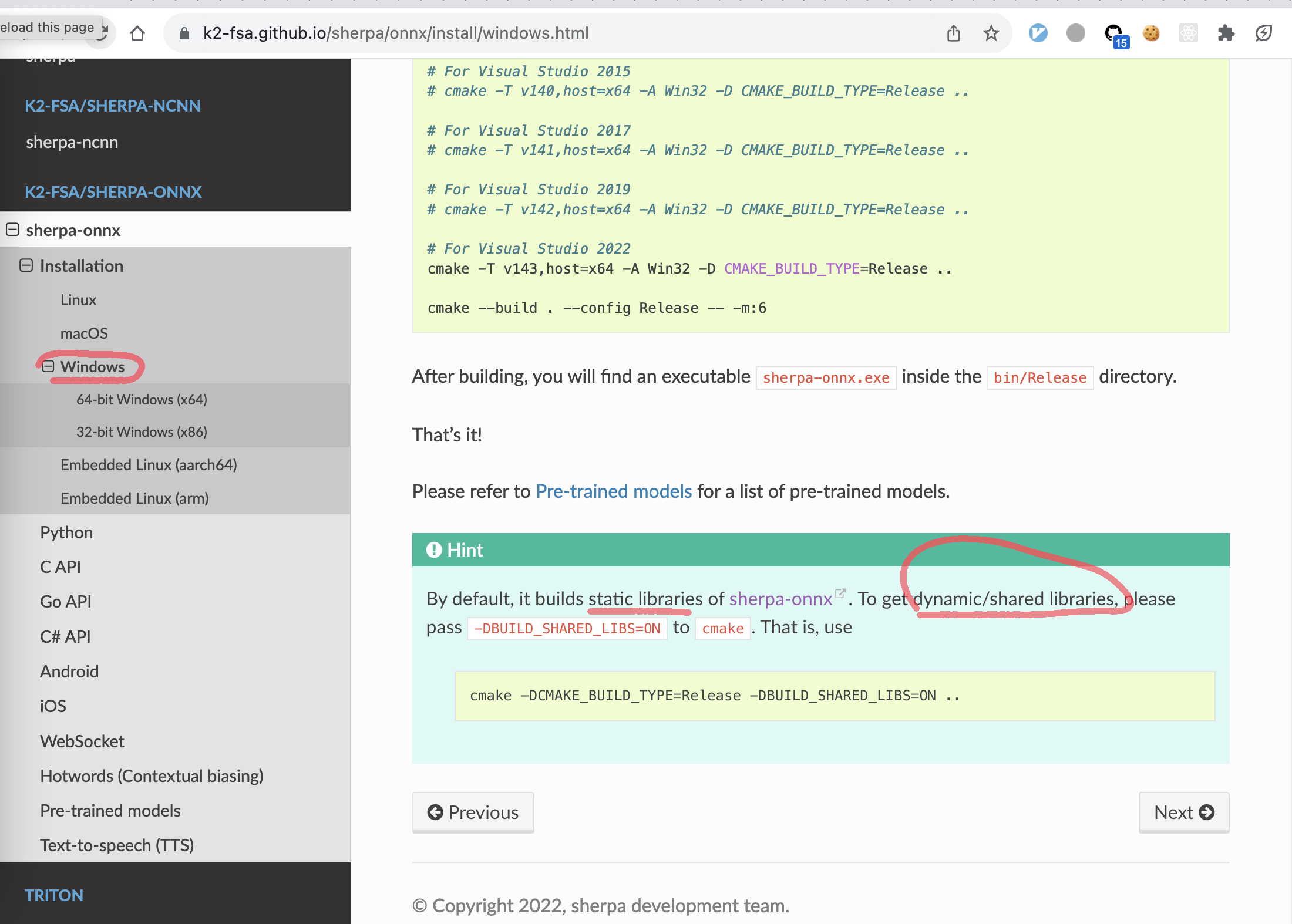Build Static Libraries Or Shared Libraries For Windows · Issue 424 · K2 Fsasherpa Onnx · Github