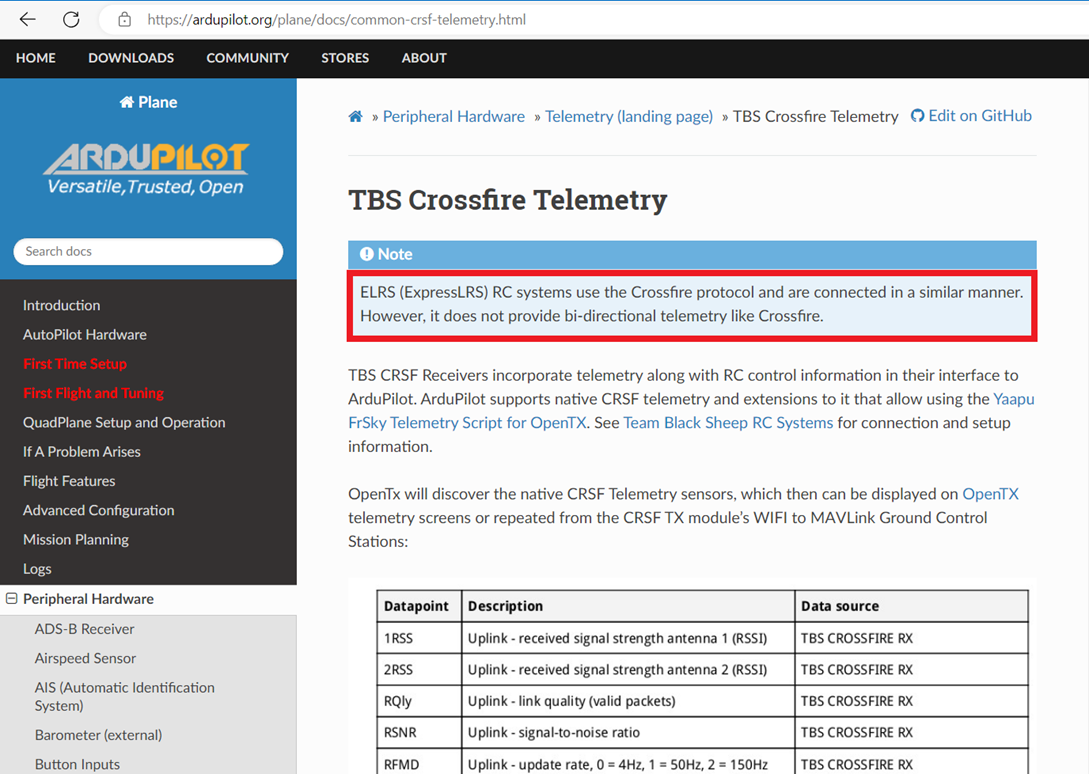 Crossfire protocol not bidirectional (non-standard) · Issue #2264 · ExpressLRS/ExpressLRS · GitHub