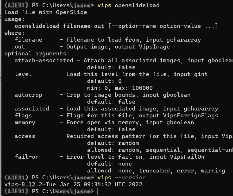 Try Pyvips Openslideload Get Error No Such Operation Openslideload 5851